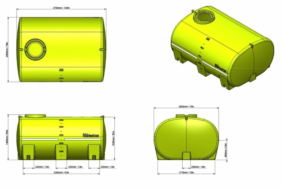 TTI Water Cartage Tanks | 20 Year Warranty | On Sale Now